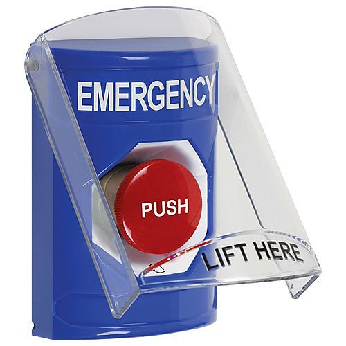 STI SS2421EM-EN Stopper Station Push Button with Stopper Station Shield ...