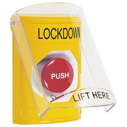 STI SS2221LD-EN Stopper Station Push Button with Stopper Station Shield ...