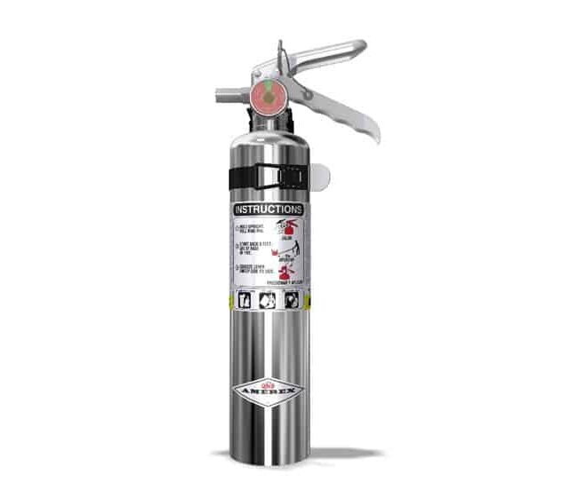 Amerex B417TC ABC Dry Chemical 2.5LB Fire Extinguisher Chrome (2025 ...