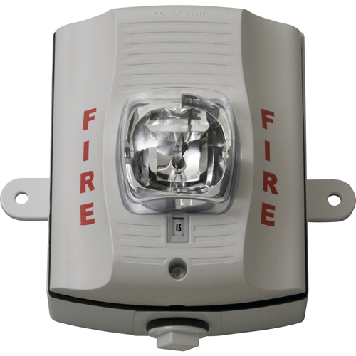 System Sensor SWK strobe 2 wire outdoor white – Fire and Safety Plus