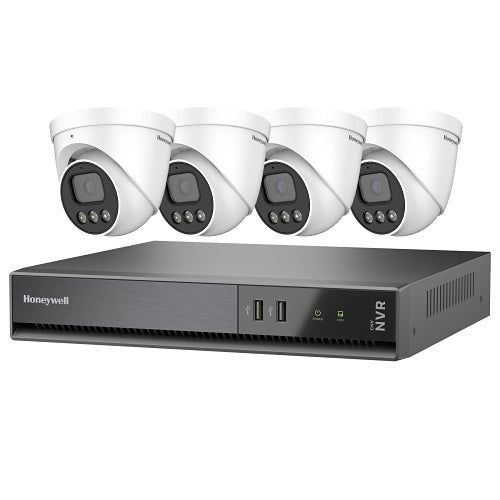 Honeywell HKCNV040101CE5R304 Color Night Vision Video Surveillance Kit ...