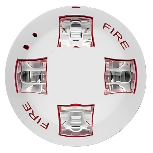 Kidde EGCVHWF Ceiling Mount Strobe, 135-185 cd, FIRE Label, Red – Fire ...