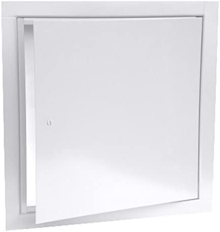 Multi Purpose Metal Access Panel, Key Lock, 12"Wx12"H, White