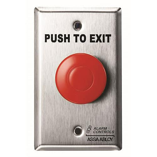 Alarm Controls TS-14R Time Delay Red Push Button - Fire and Safety Plus