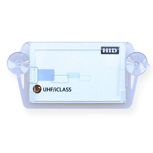 HID WSHLDMT-CLR Windshield Mount Card Holder, 10-Pack, Clear