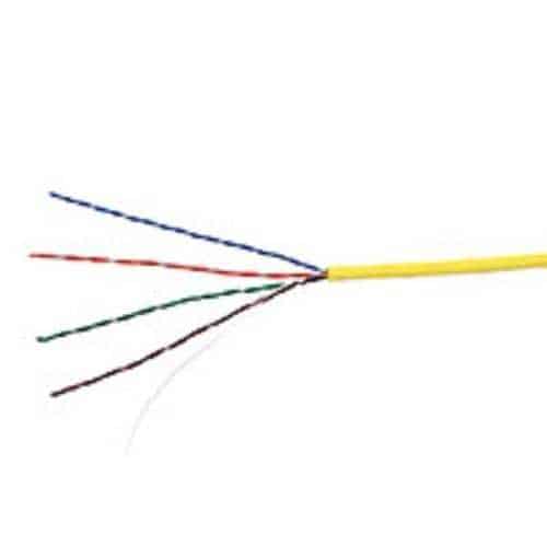 ADI 0E-CAT5RYW CAT5e 24/4 Riser Rated Cable, 1000' (304.8m) Reel, Yellow