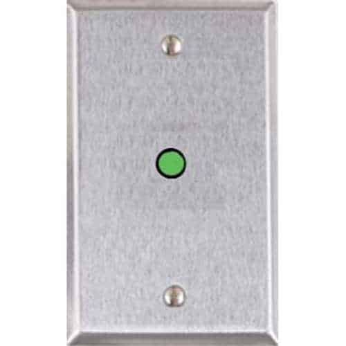 Alarm Controls RP-29 S Remote Wall Plate with 1/4" Green LED