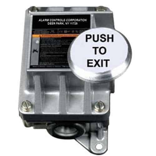 Alarm Controls EXP-1 Momentary Action Switch, PUSH TO EXIT