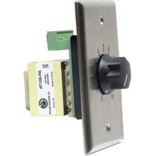 AtlasIED AT100-PA Deluxe Priority100W Attenuator W/Priority Relay