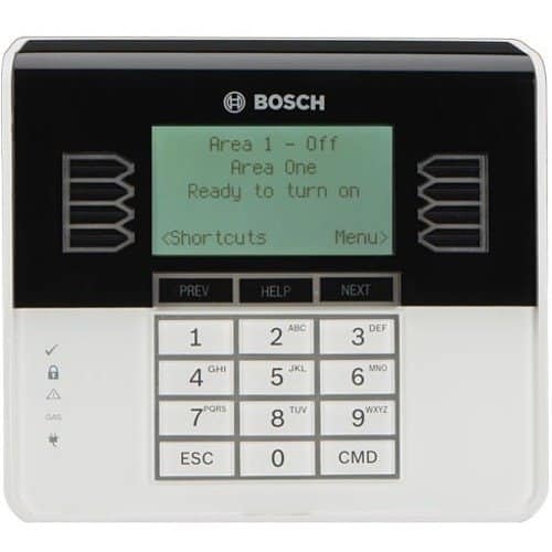 Bosch B930 ATM Style Alphanumeric Intrusion LCD Keypad, SD12 Compatible