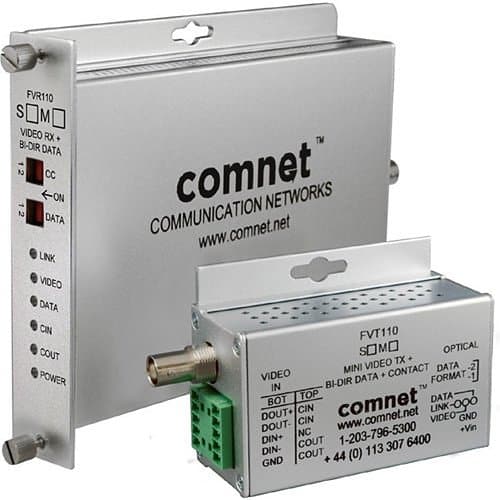 ComNet FVT110M1/M Small Size Digitally Encoded Video Transmitter/Data ...