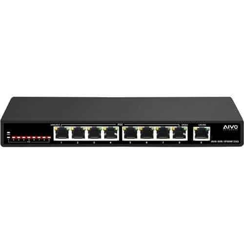 Avycon AVN-S09-1P08W135G 9 Port 135w Gigabit PoE Switch