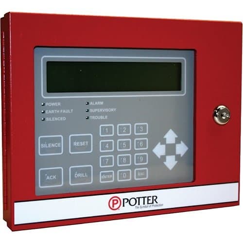 Potter RA-6500 160 Character LCD Remote Annunciator for PFC-6000 Series ...