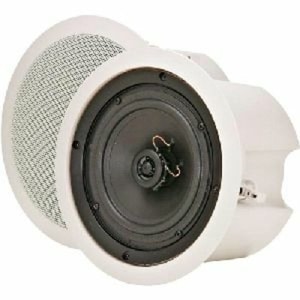 Speco SP6ECS 6.5" 2-Way In-Ceiling Speaker, 35W RMS, Pair, White
