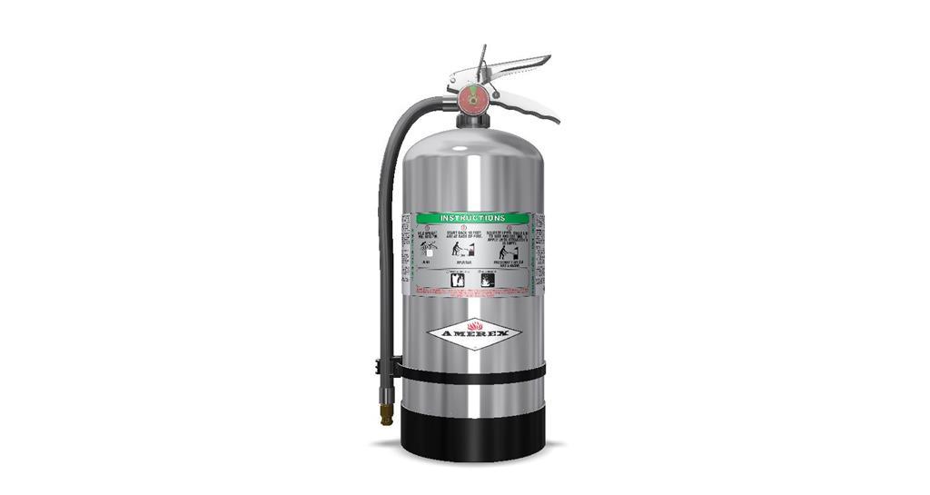 Fire extinguisher for kitchen use store