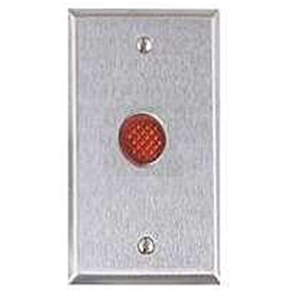 Alarm Controls RP-28L Remote Wall Plate with 1/2" Red LED