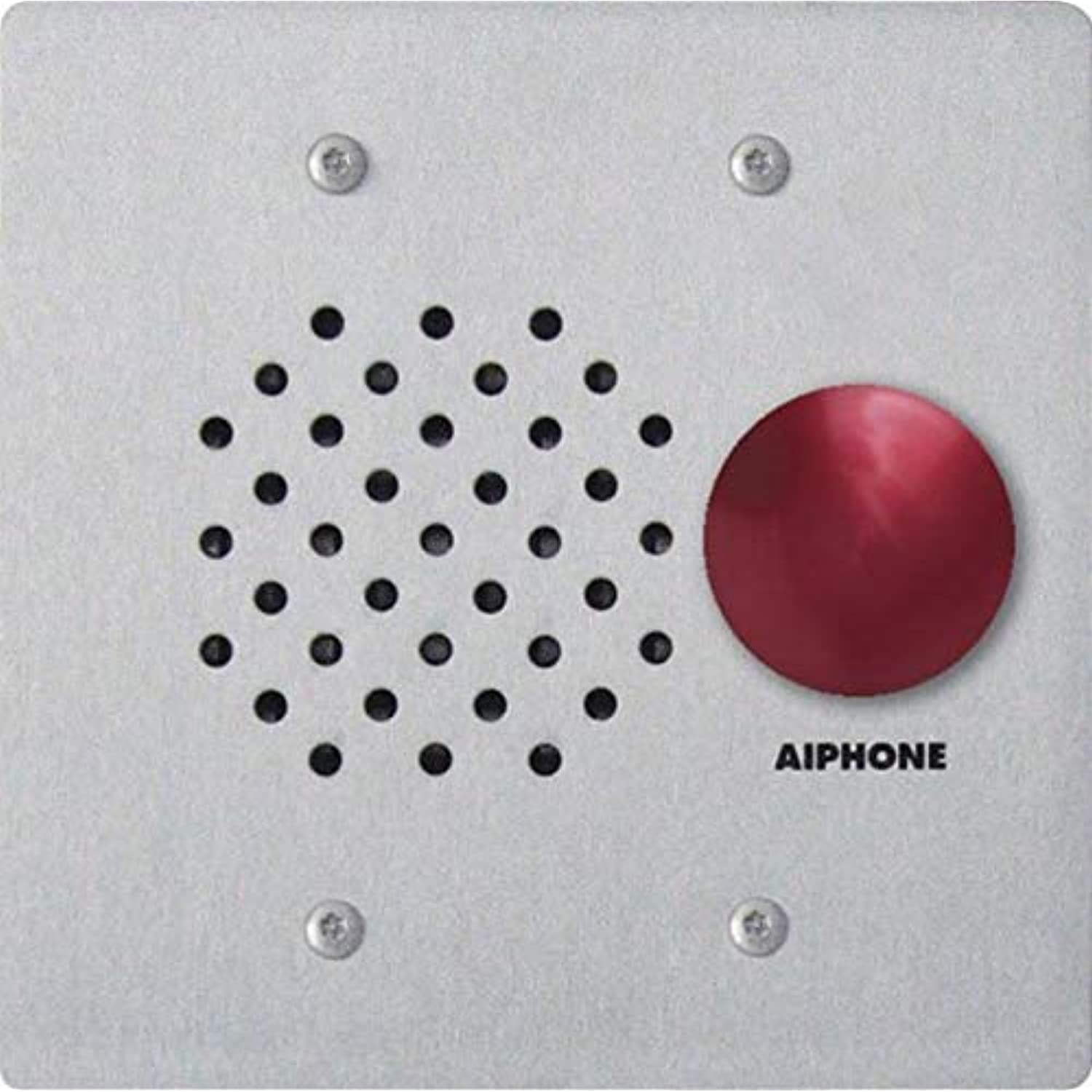 Aiphone LE-SSR 2-Gang Door Station with Red Mushroom Button