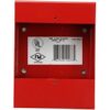 Fire Lite Sb-10 Red Fire Alarm Bg-12 Series Metal Surface Mount Back Box