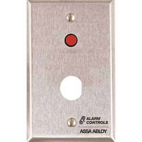 Alarm Controls RP-07 Single Gang Stainless Steel Wall Plate