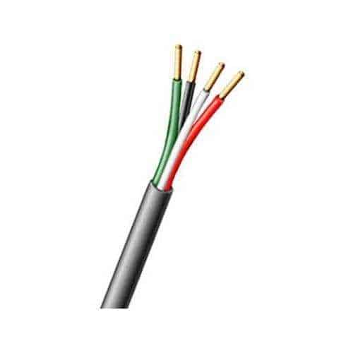 Aiphone 871804P50C 4 conductor, 18AWG, Solid, FEP Insulated, Plenum ...