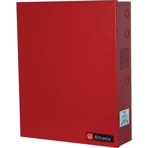 Altronix BC600 Enclosure, 18"H x 14.5"W x 4.625"D, Red, 19 Gauge, Indoor