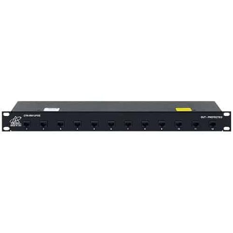 DITEK DTK-RM12POE Rack Mount PoE Surge Protector, 12-Channel