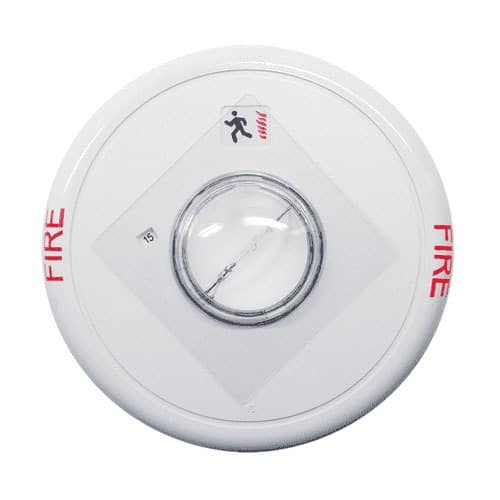 Edwards Signaling Ceiling Strobe, Marked Fire, White