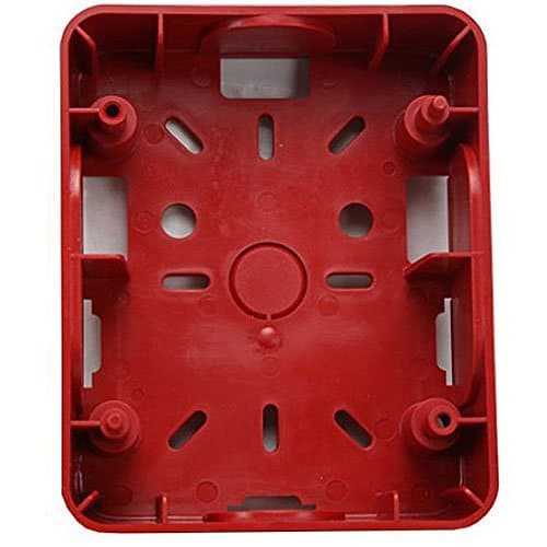 Gentex GSB-R Surface Back Box for GE Series, Red Faceplate
