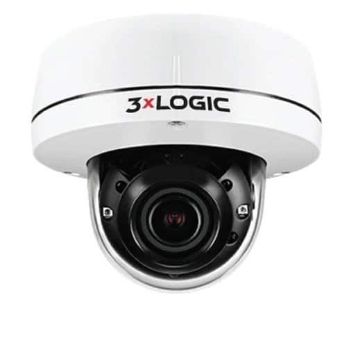 3xLOGIC VX-5M-OD-RIAW-C128 VISIX 5MP Indoor/Outdoor Dome IP Camera