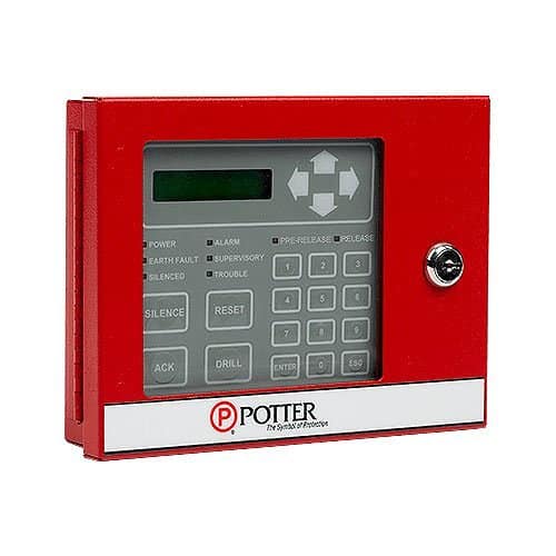 Potter RA-6075R LCD Releasing Annunciator for the PFC-6075R Addressable ...