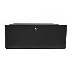 Speco LB1 DVR/VCR Lock Box with Fan, Removable Top, Black