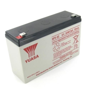 Yuasa NPX50 6V, 50W Cell Valve Rechargeable SLA Battery