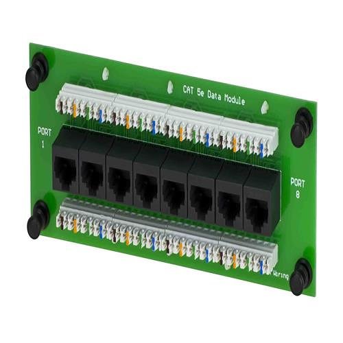 DataComm 80-0030 Network Patch Panel, 8-Port CAT5E Data