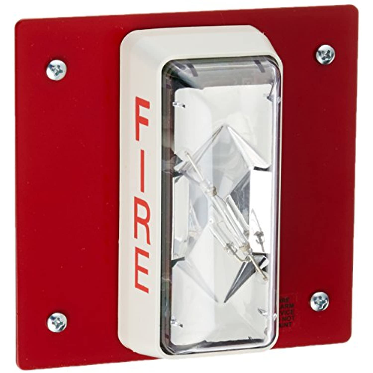 CS405-7A-T Weatherproof Alarm Sync Strobe, Outdoor, Red,